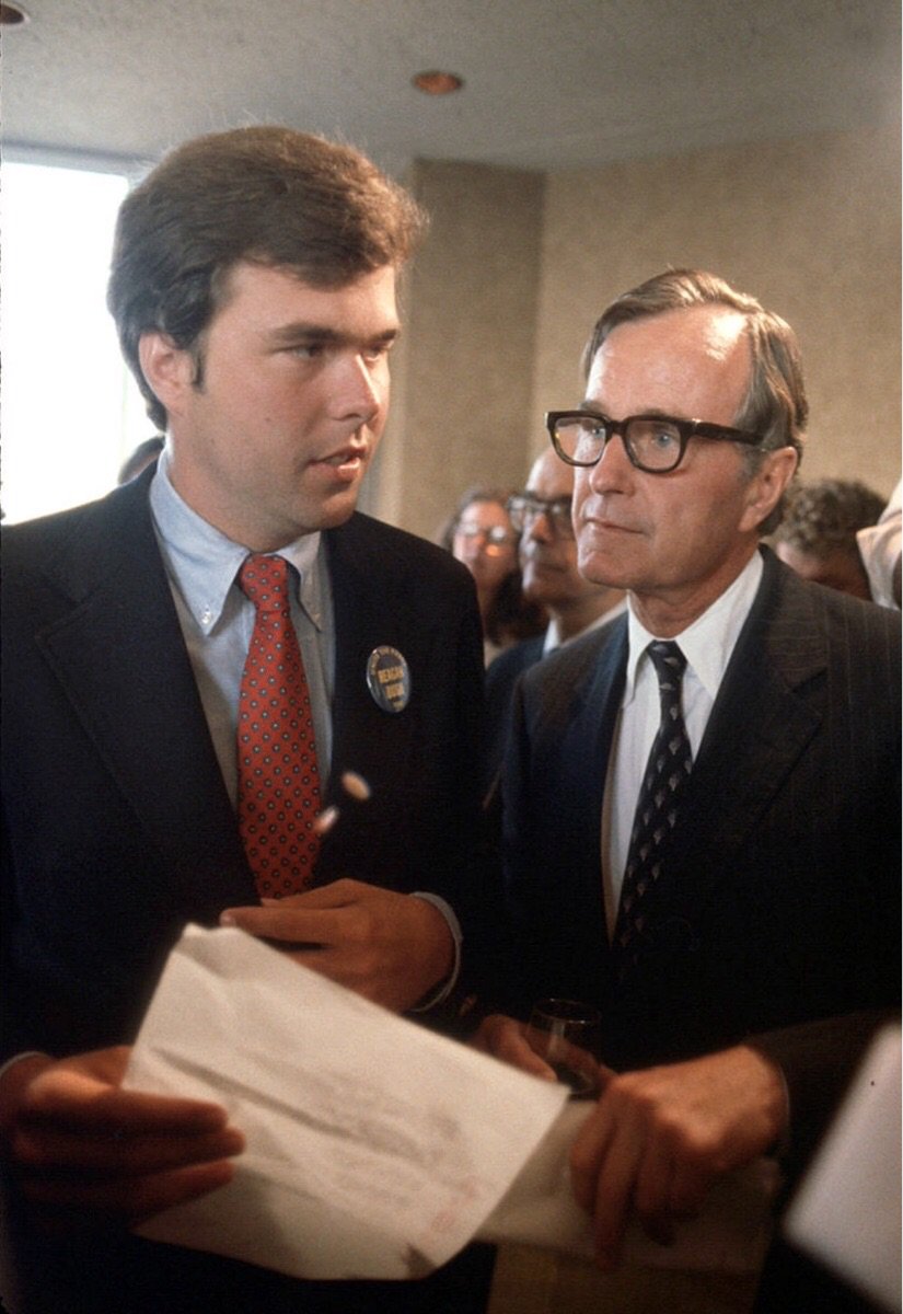 Jeb Bush & George H.W. Bush - 1980 | NotableHistory | Scoopnest