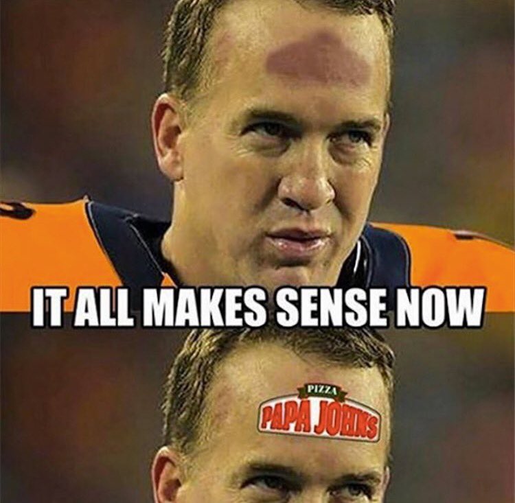 Peyton Manning Forehead Logos