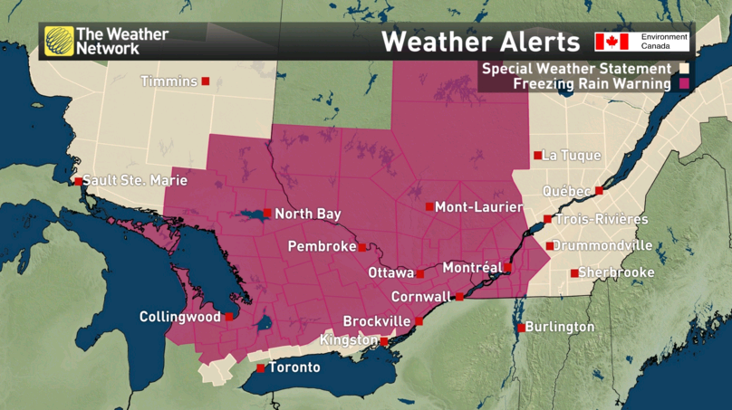 Freezing rain is just one type of precipitation expected with this week ...