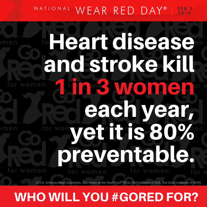 February Go Red For Women