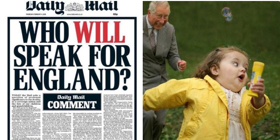 Daily Mail EU special asks WhoWillSpeakForEngland Twitter responds with ...