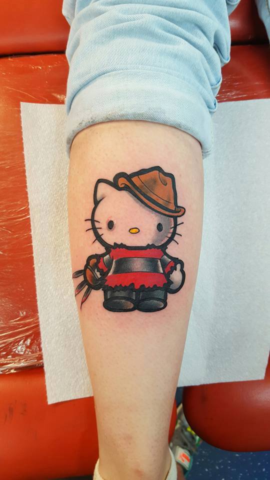 Hello Kitty Tattoo On Arm