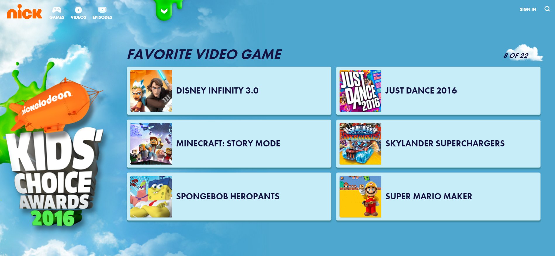 Nickelodeon Games For Kids