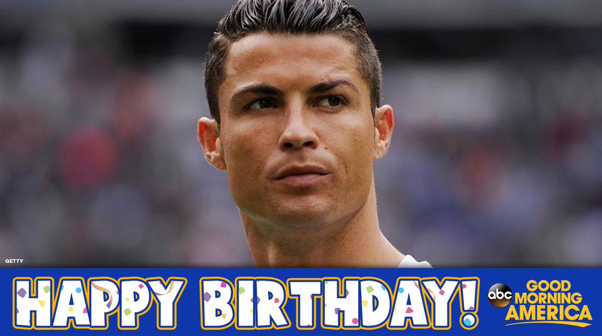 Happy Birthday to international superstar and soccer champion Cristiano ...