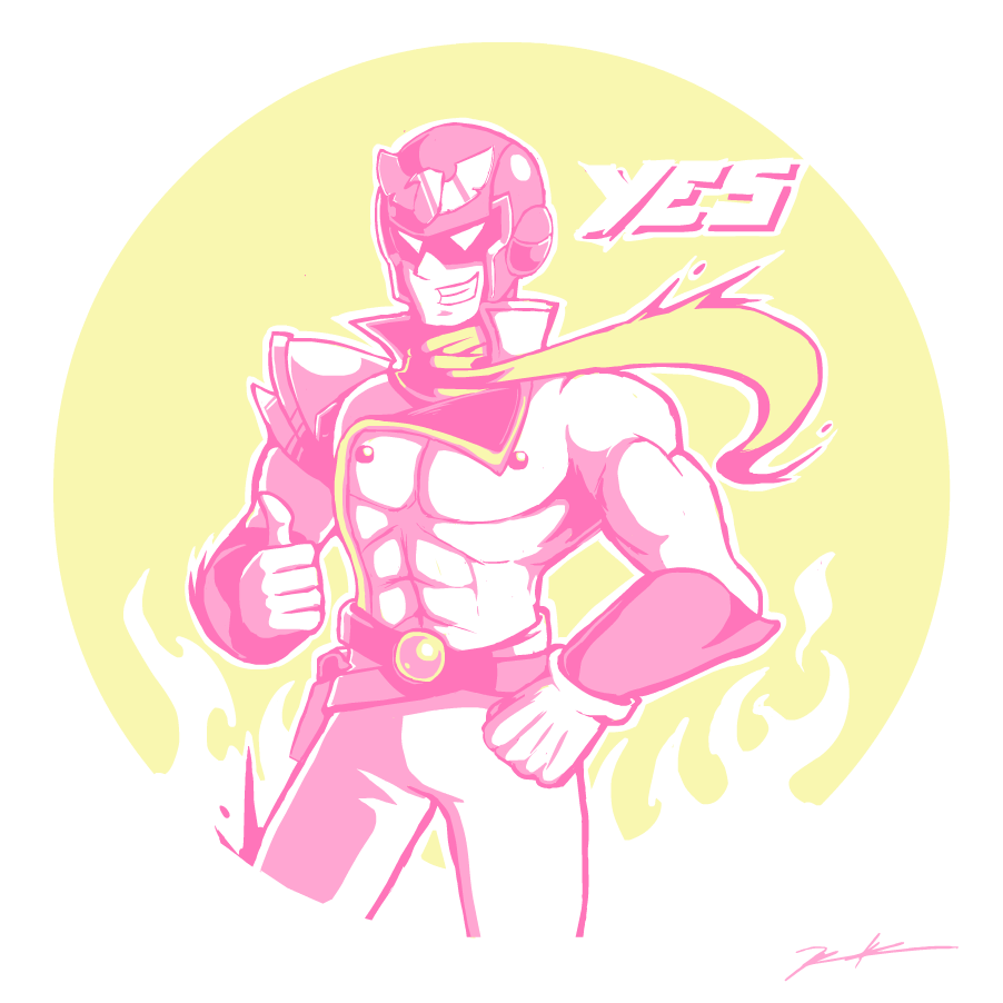 Pink Captain Falcon