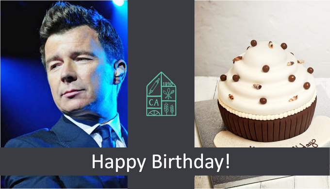 Rick Astley's Birthday Celebration | HappyBday.to