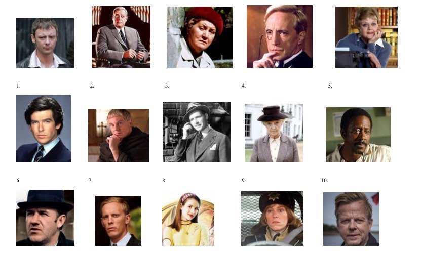 I was quiz master at school PTA last night. Picture round - how many of ...