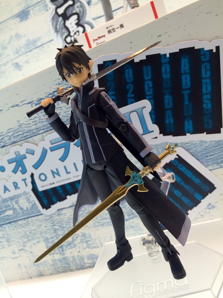 Colored version of ALO Kirito figma shown at Wonder Festival 2016 : r ...