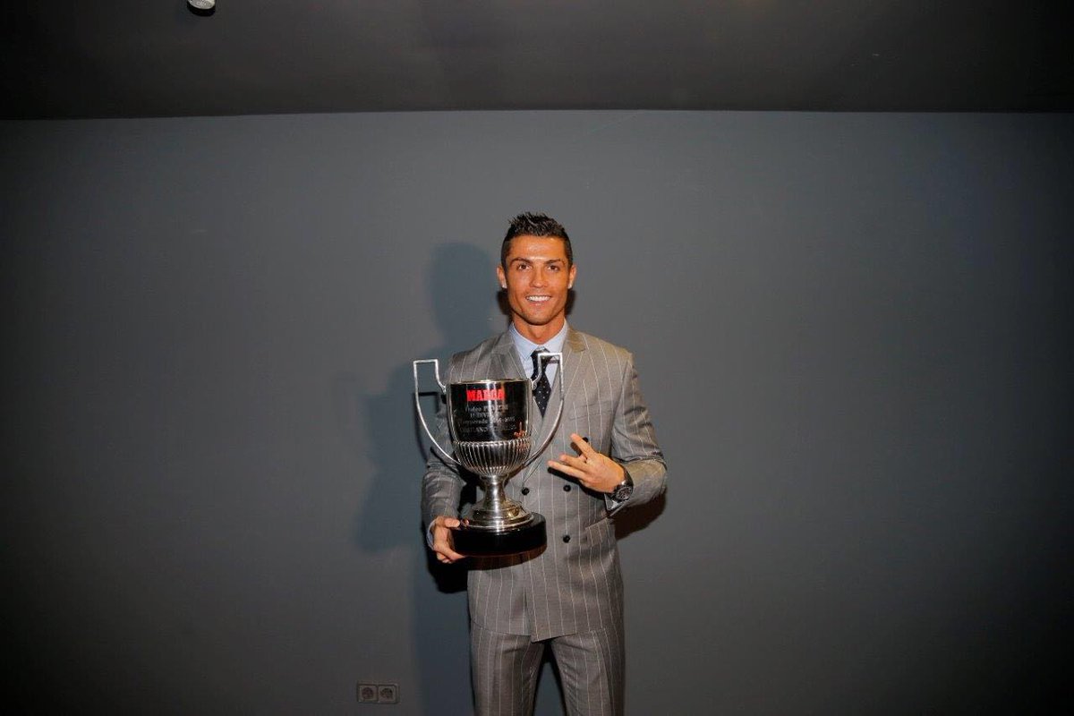 Cristiano Ronaldo collected his third consecutive Pichichi