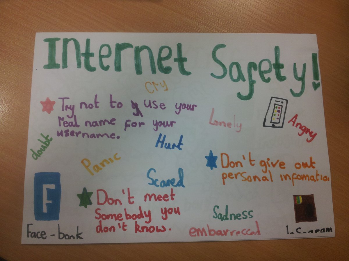 Internet Safety Posters For Teenagers