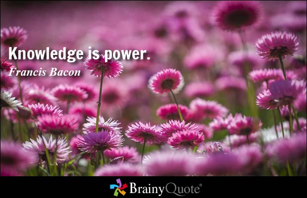 Knowledge Is Power Quote Francis Bacon