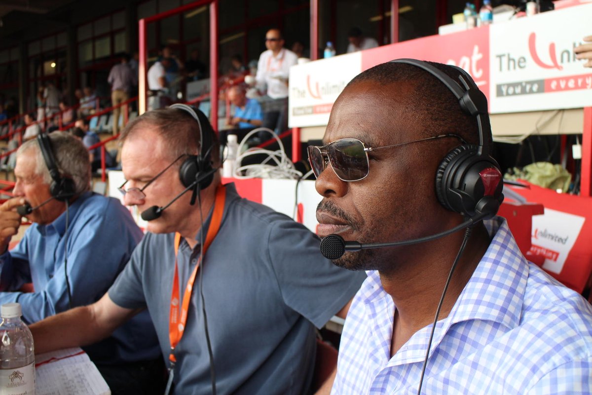 Our interval guest - it's Kagiso Rabada's dad Mpho! SAvsENG | Test ...