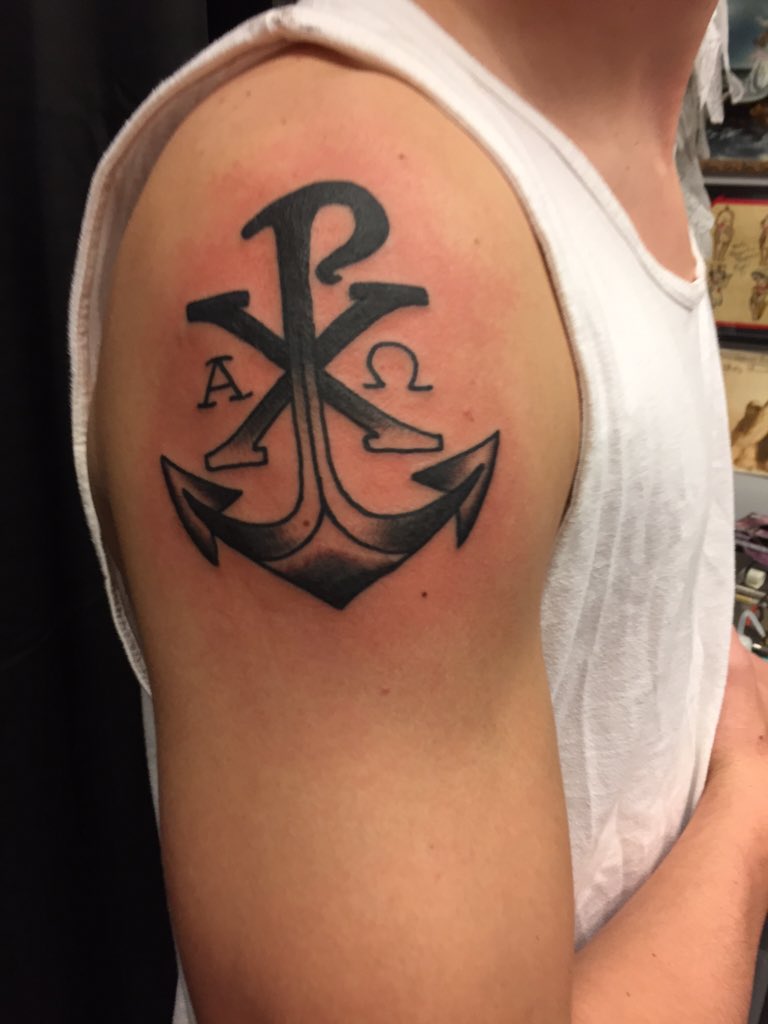 Anchored In Christ Tattoo
