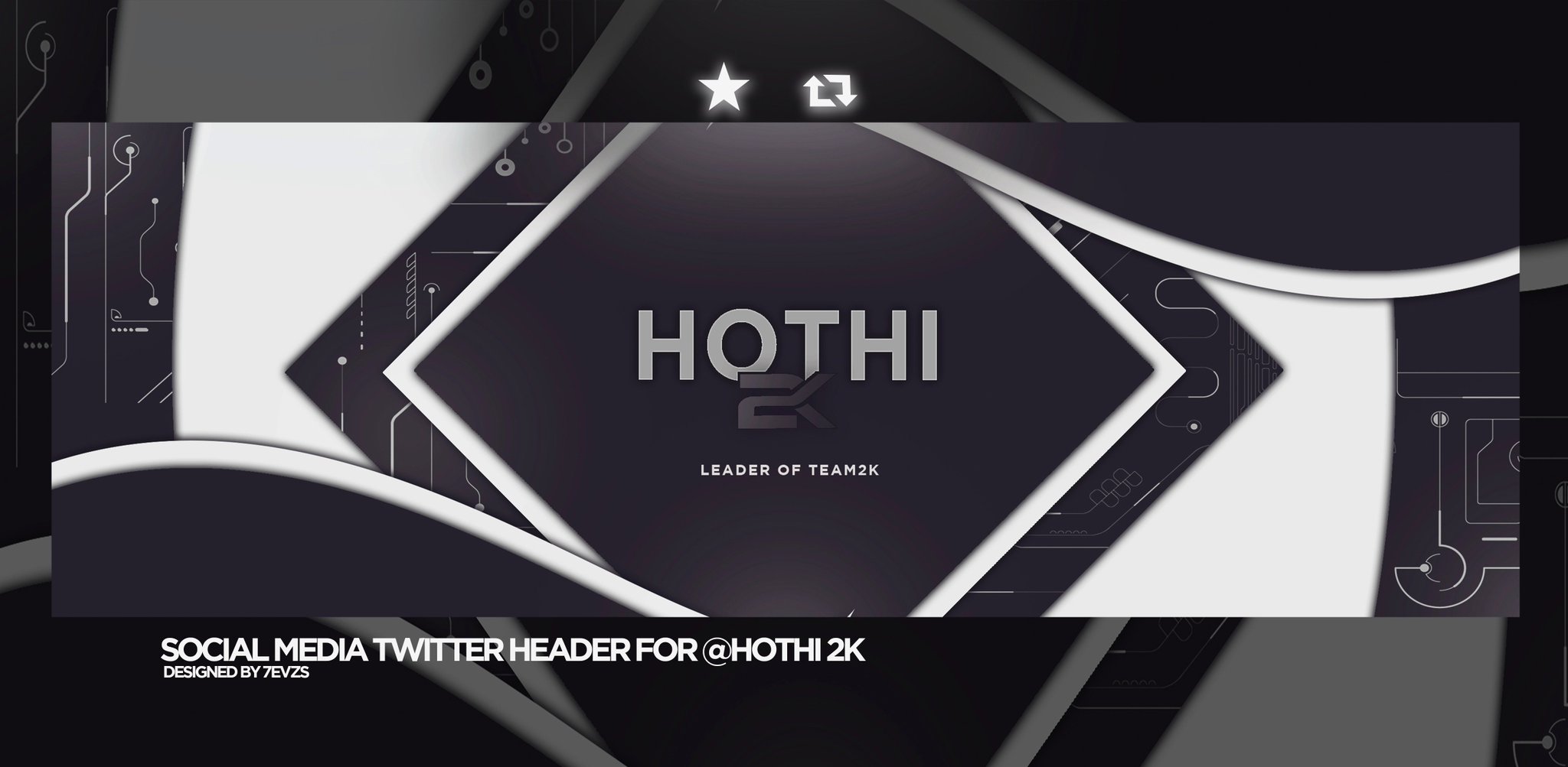 Abstract Twitter Headers