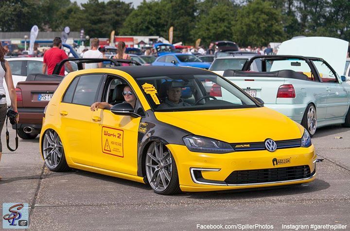 Slammed Vw Golf