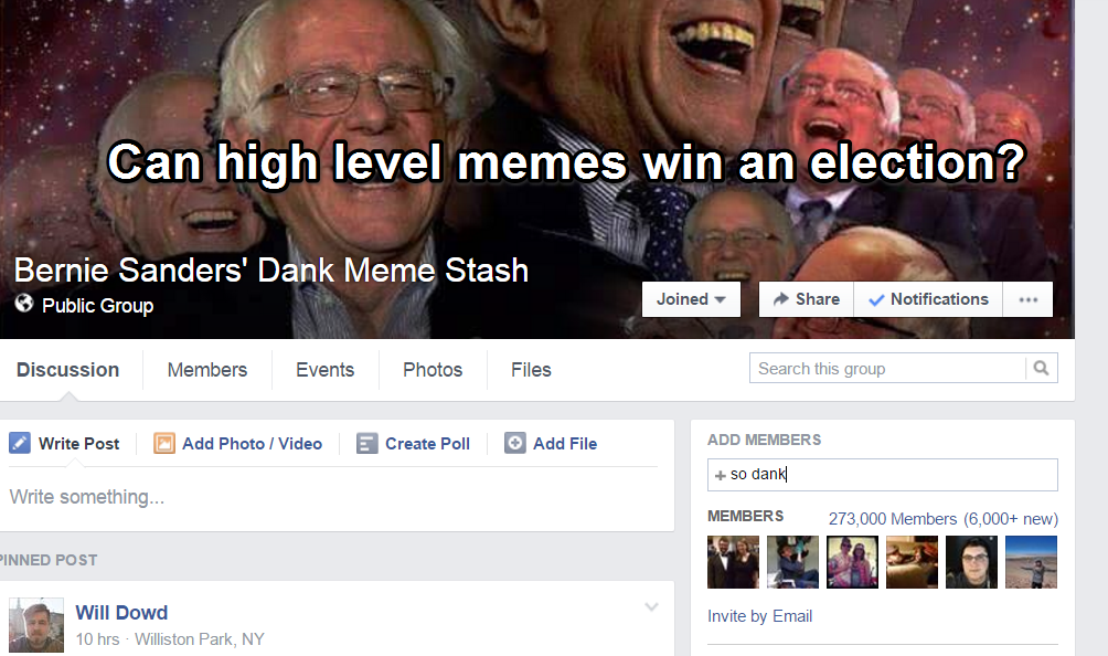 Dank Sanders Memes Donald Trump Making Some Dank Memes On Twitter
