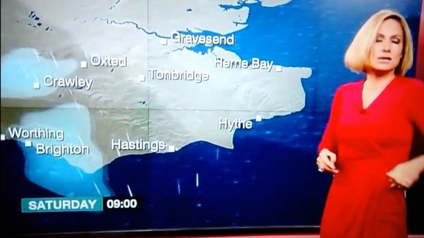 WATCH: Dramatic moment BBC weather girl FAINTS live on air | The Sun ...