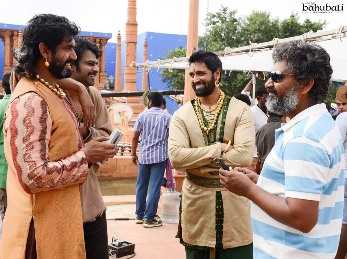 Rana Photos In Bahubali Shooting