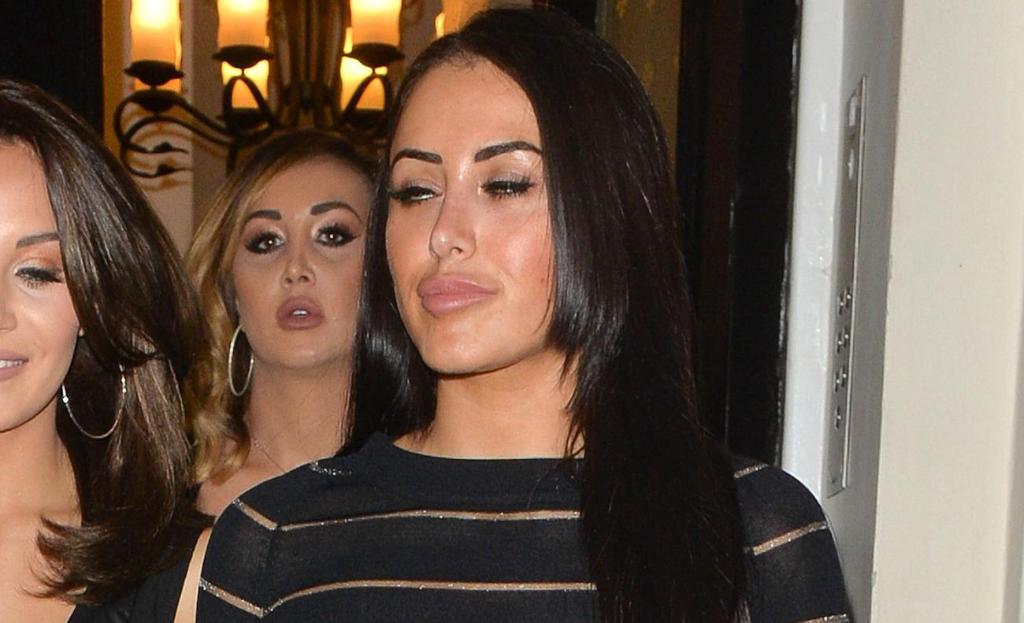 Marnie Simpson Flashes Her Nipples In A See Through Dress For Big Monday Night Out The