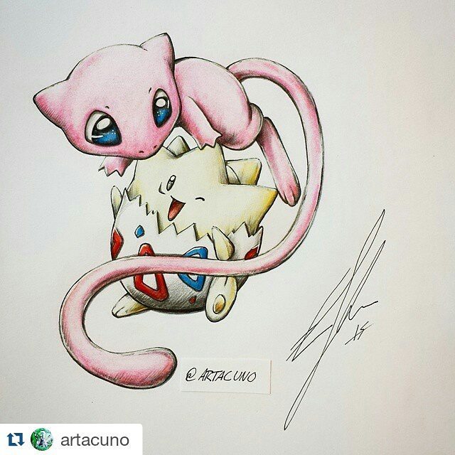 Cute Mew Drawing