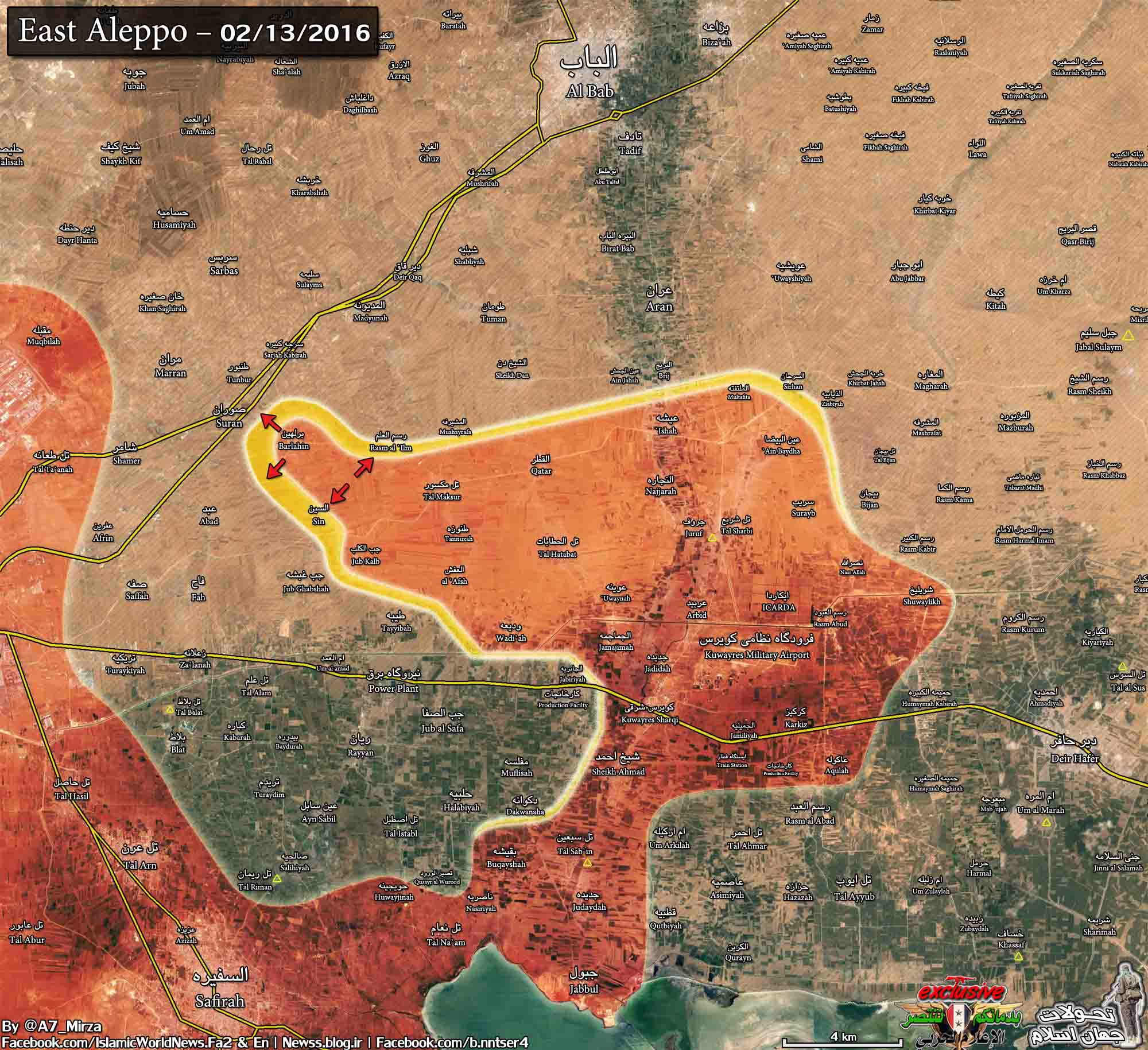 Weitere Fortschritte in der Provinz Aleppo | Ein Parteibuch