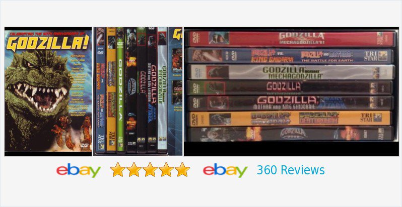 Godzilla Dvd Collection 50th Anniversary