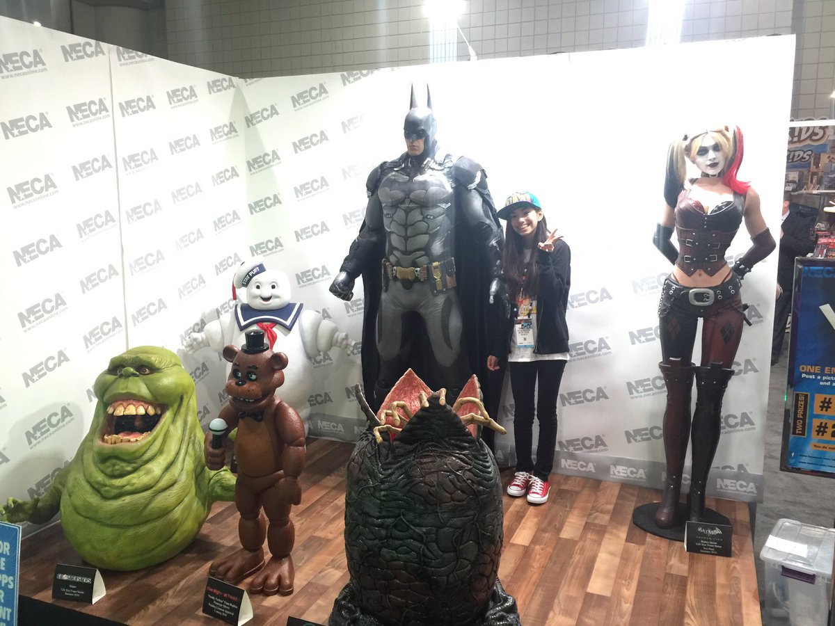 NECA's Freddy figure is super big. Found a shot on Twitter that shows ...