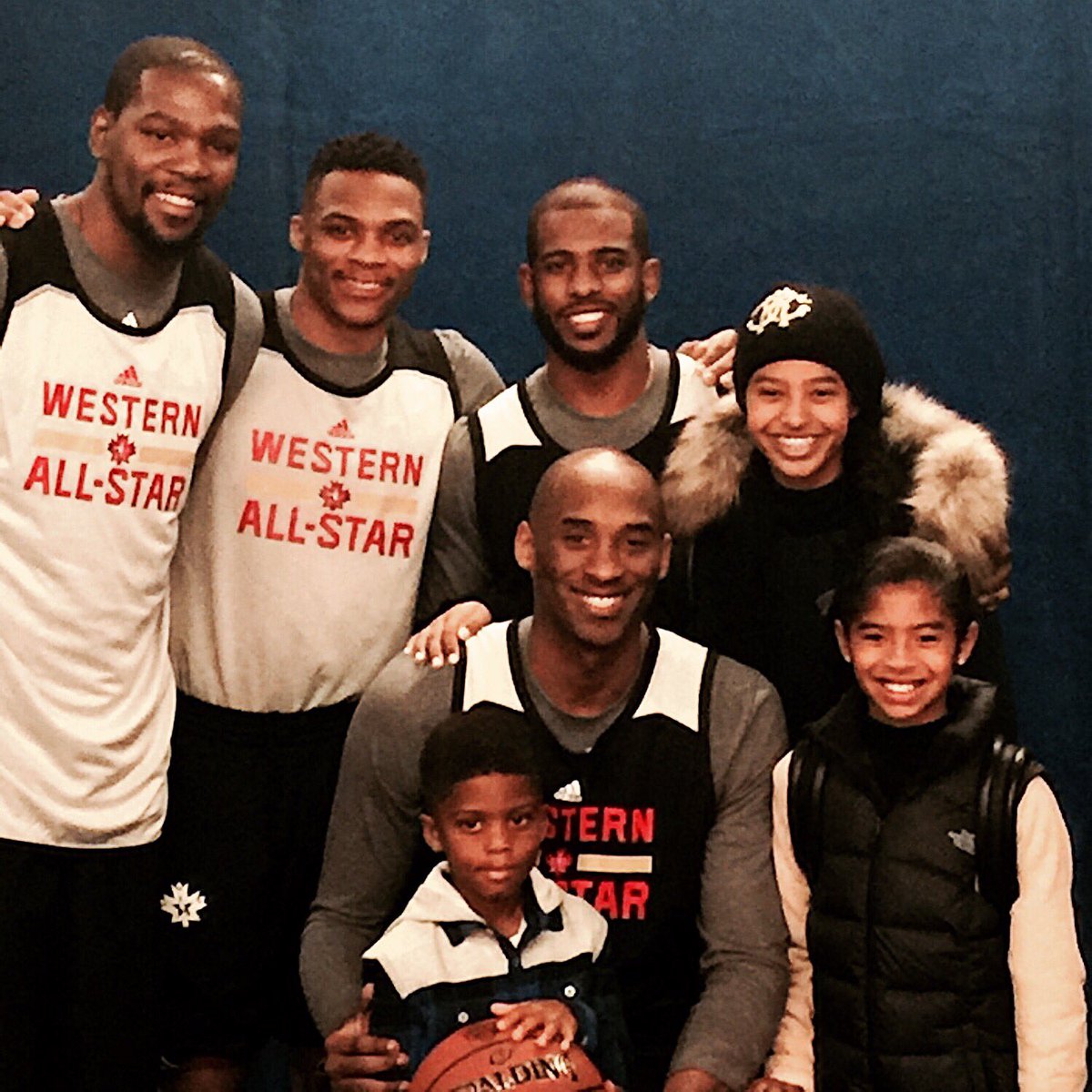 KD & Russ join Kobe, his daughters & CP3 with his son for a memorable ...