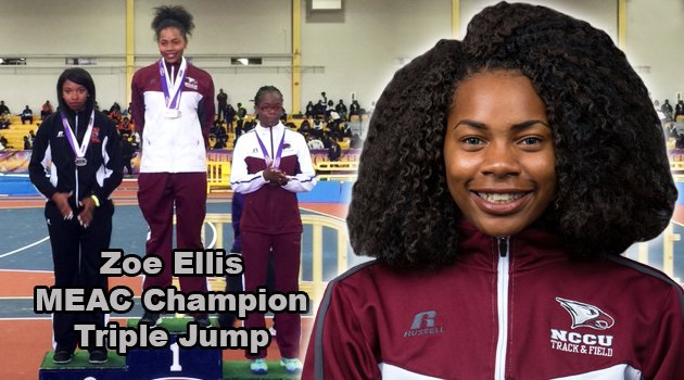 Zoe Ellis: Zoe Ellis strikes gold for #NCCU at MEAC Indoor Track ...