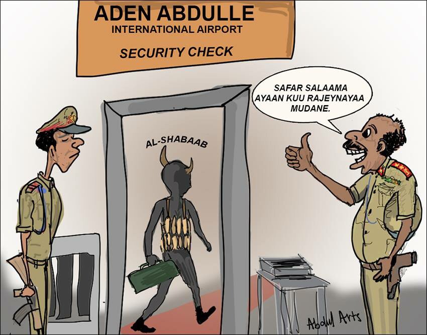 Airport Security Cartoon