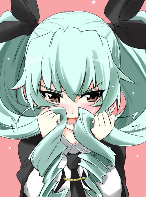 「anchovy Girls Und Panzer Drill Hair」fan Artoldest