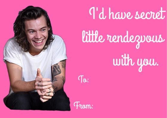 One Direction Valentines Day Cards