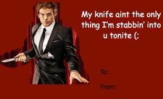 Dexter Valentines Cards