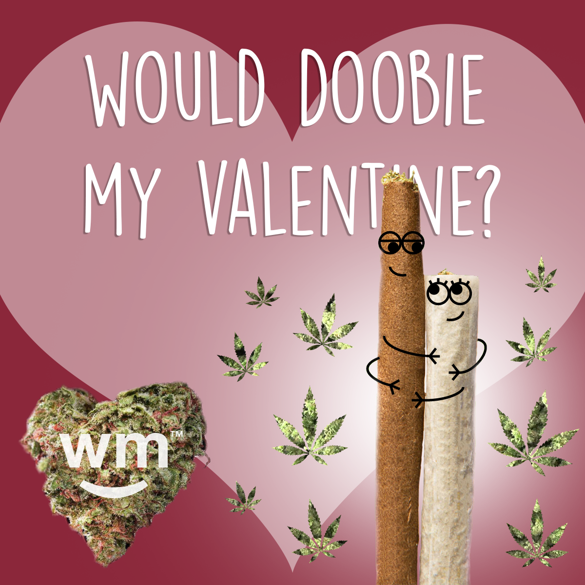 Funny Stoner Valentine's Day 420 Would doobie my Valentine PNG File Art ...