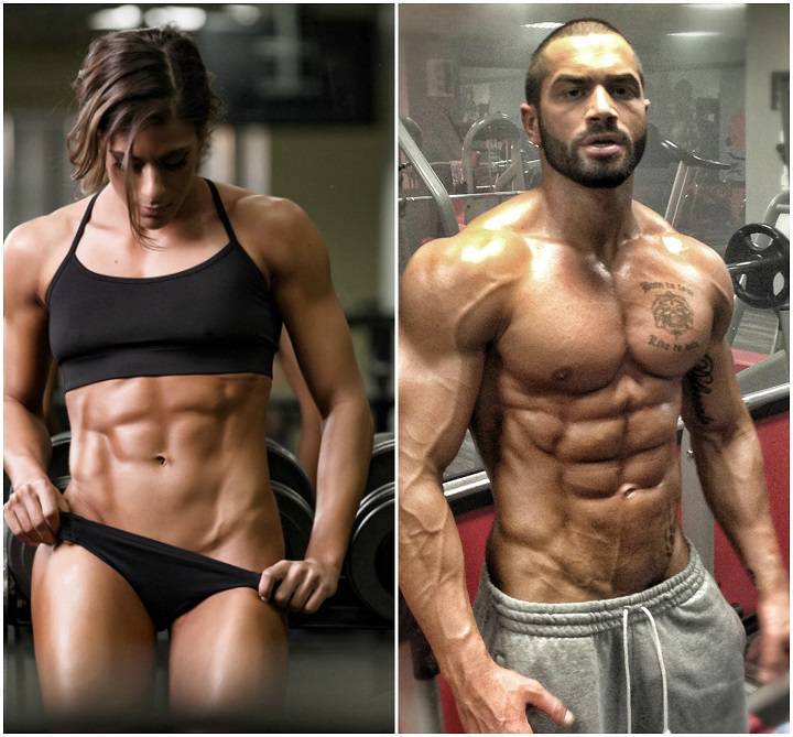 V Shaped Abs Men
