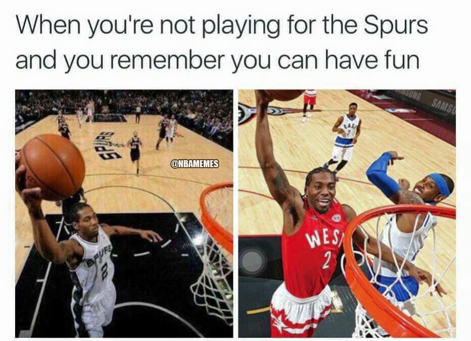 Kawhi Leonard Dunk Meme