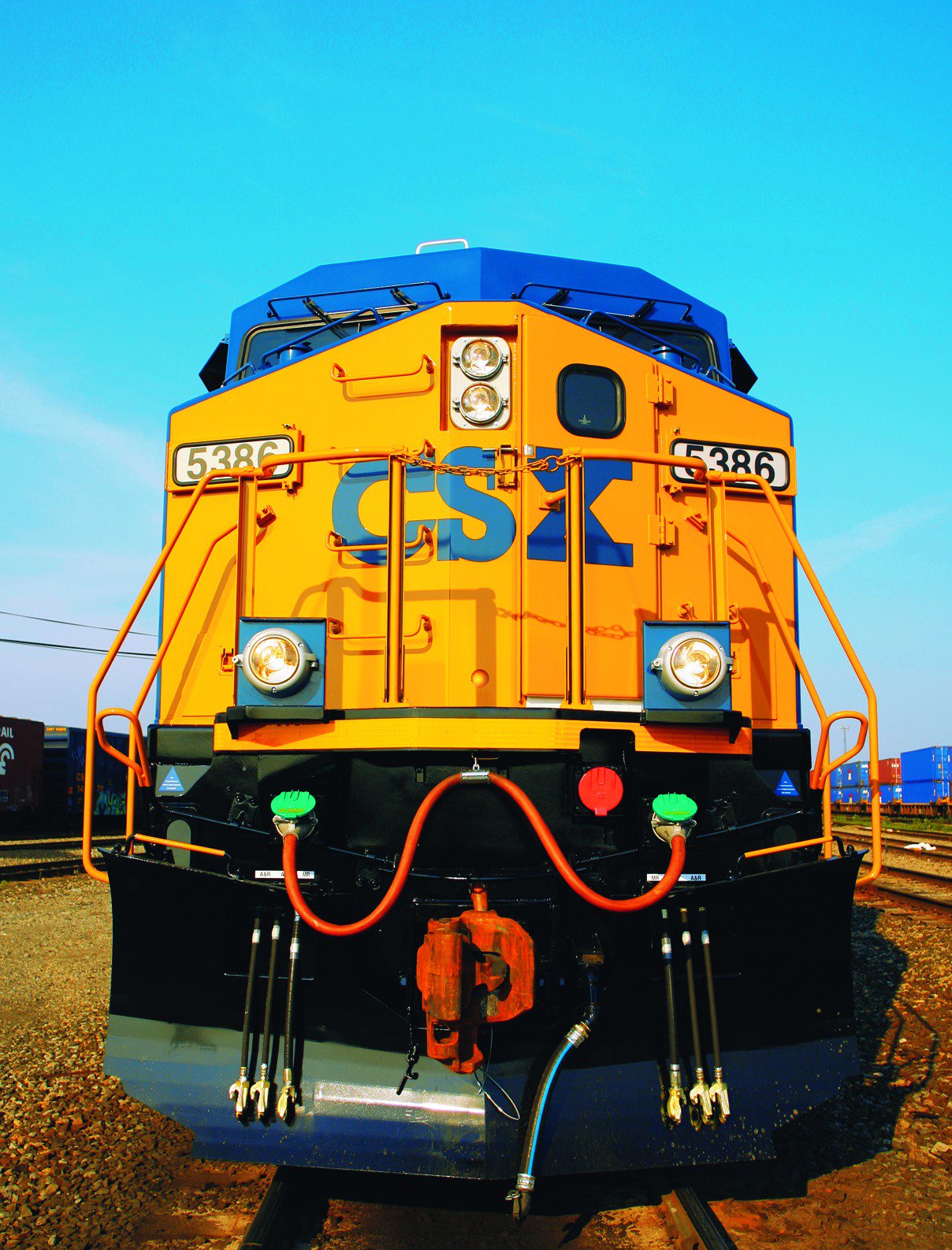 Freight Train Front View