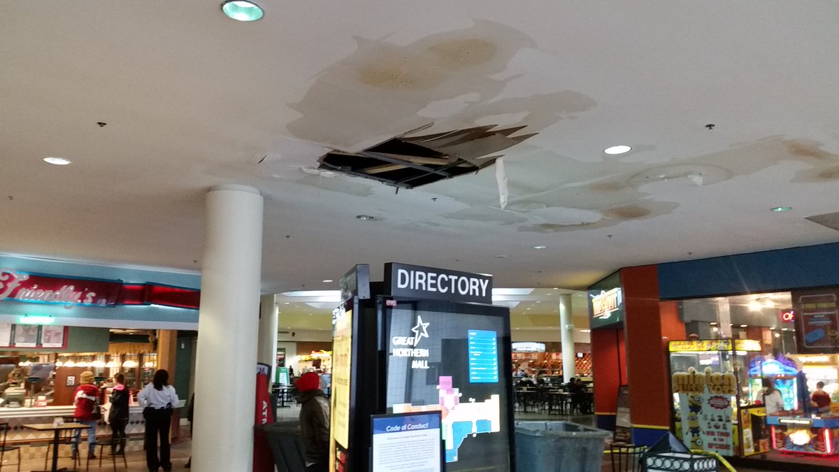 Water Damage at Great Northern Mall | CNYCentral | Scoopnest