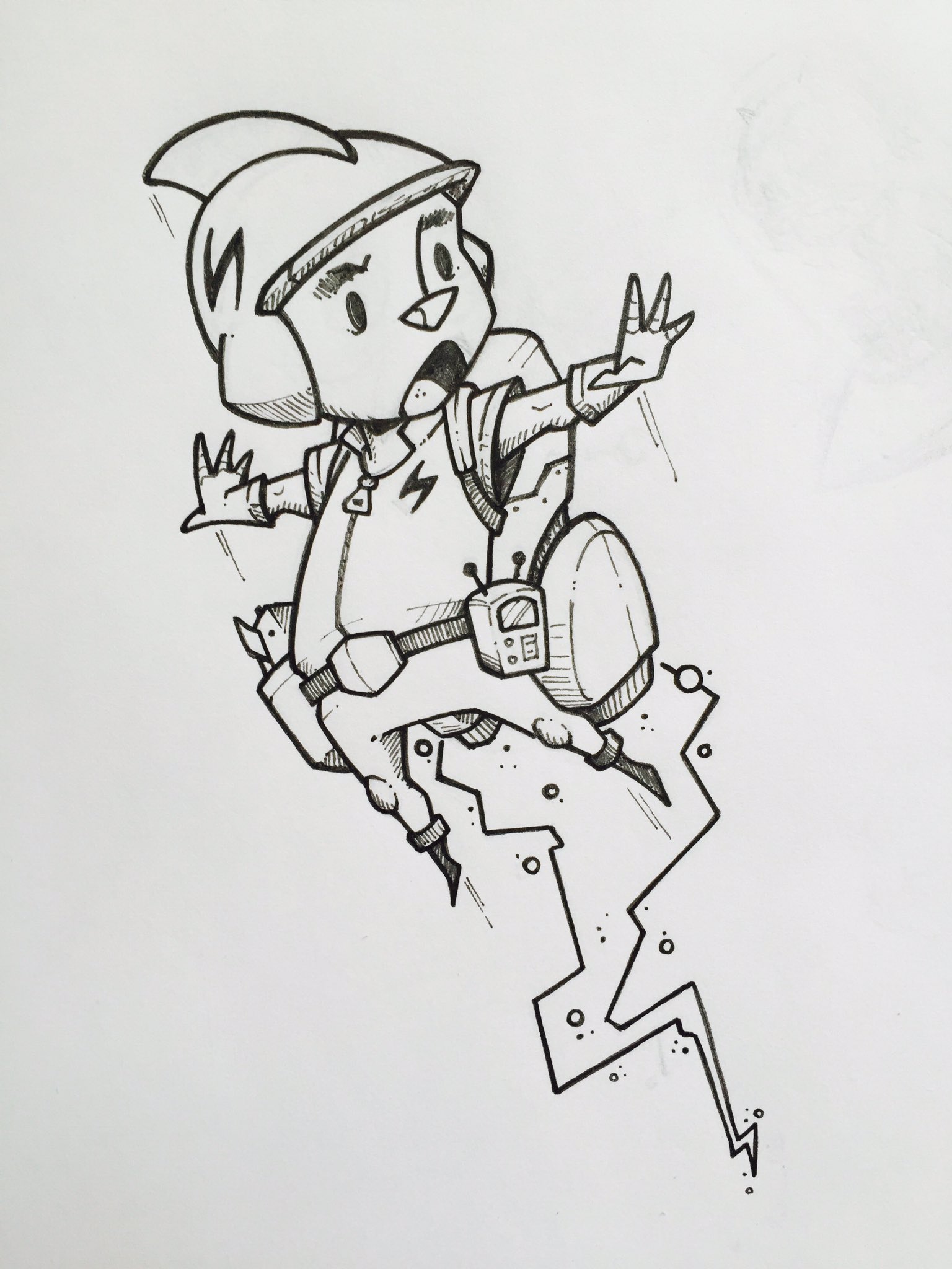 Draw Cartoon Jetpack