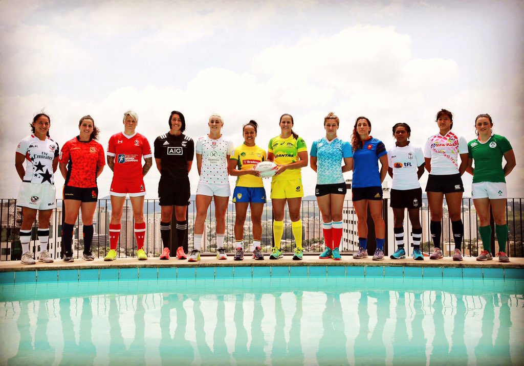 Ready for Battle in Brazil: 12 Women's Sevens captains line up in São ...