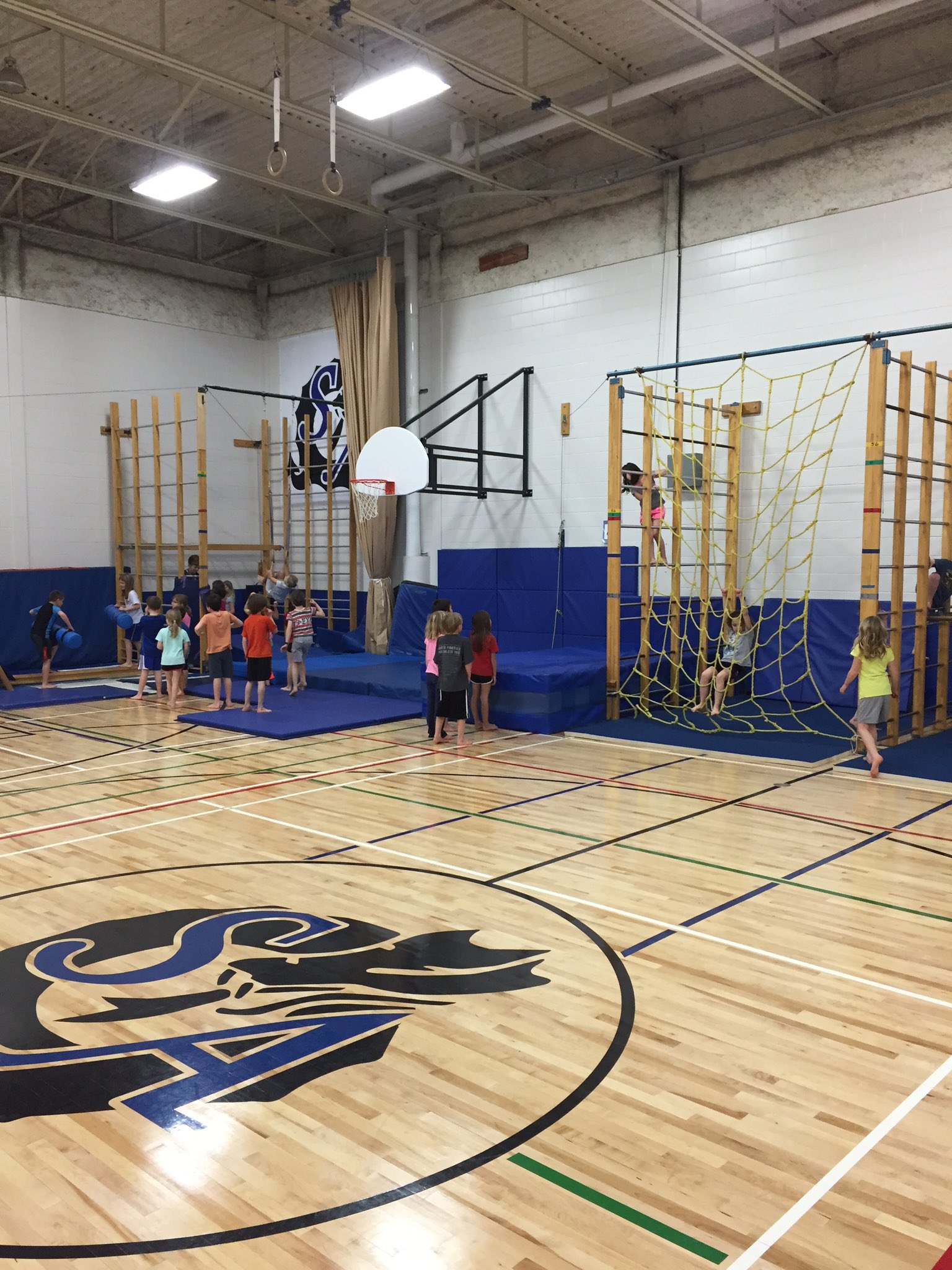 Elementary School Gym Class