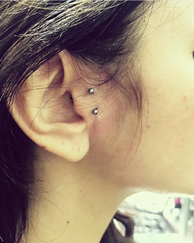 Facial Surface Piercings