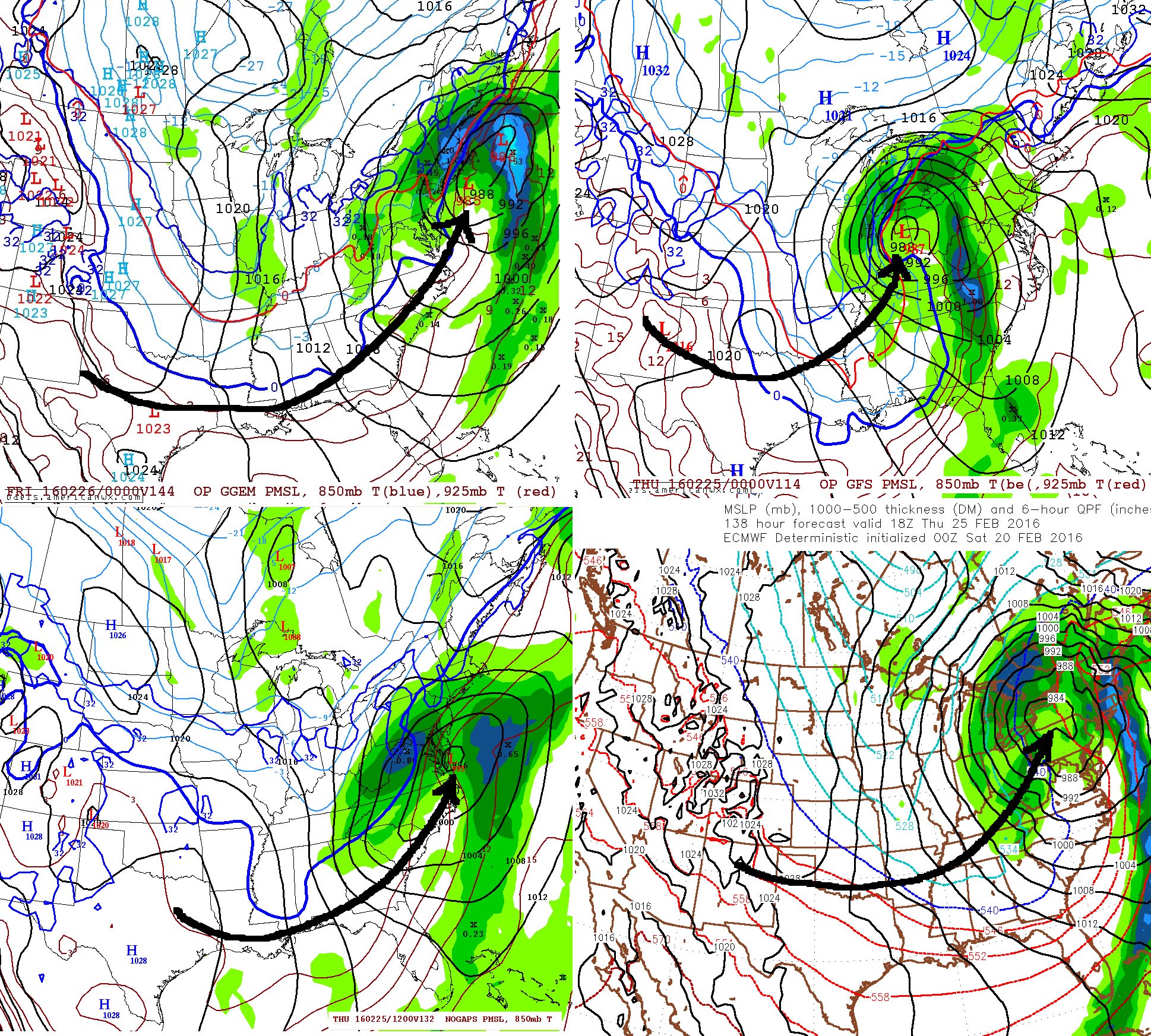February & Early March 2016 U.S Stormy Pattern (Rain & Snowstorms ...