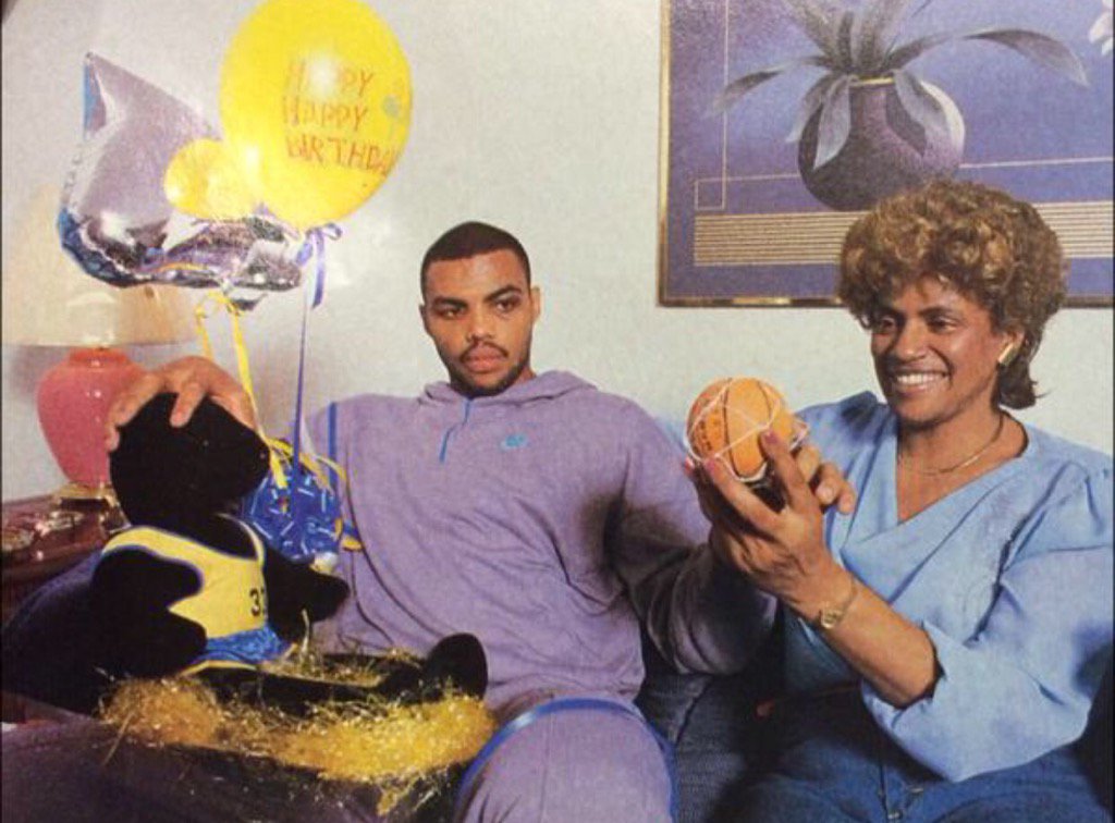 30 years ago today: charles barkley celebrates his 23rd birthday with ...