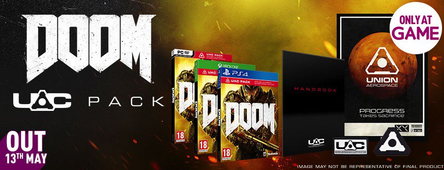 GAME.co.uk on Twitter: "#GAMEreplay - Equip the DOOM UAC Pack in your battle against the demons ...