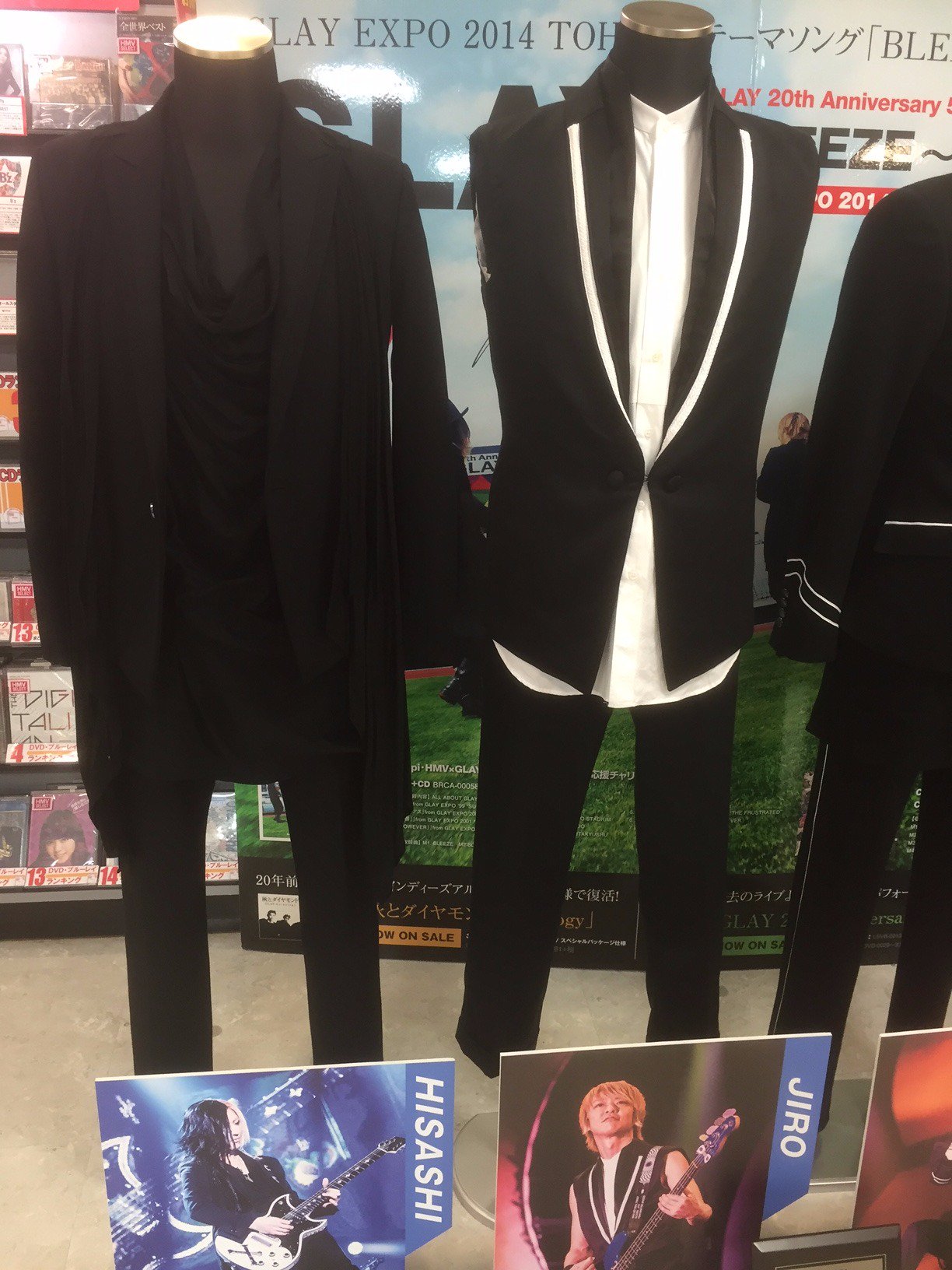 HMV仙台EBeanS on Twitter: "約2週間に及ぶGLAY衣装展、本日最終日となりました！期間中たくさんのGLAYERさんにお越しいただきまして本当にありがとうございました！心 ...