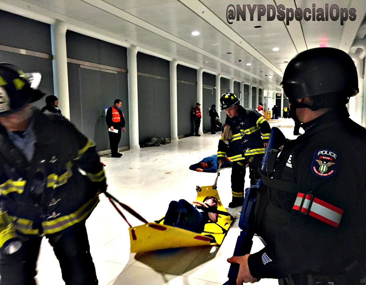 Multi-Agency Active Shooter Drill: While most were sleeping, the #NYPD ...
