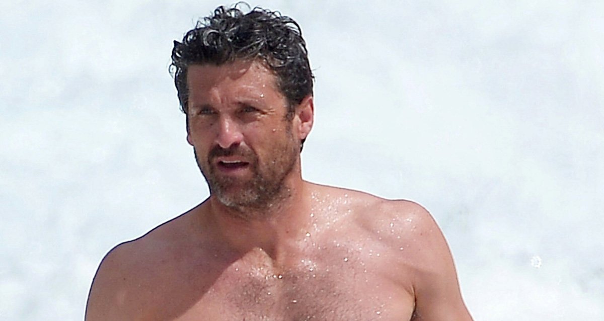 Patrick dempsey showed off his shirtless body on the beach today with ...