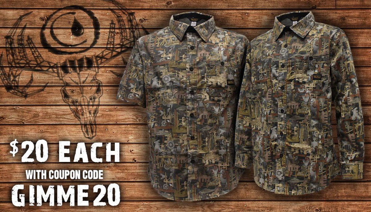 Oilfield Camo Logo TRADEMARKED CAMO POCKET COOLIE 9100 OILFIELD 1C