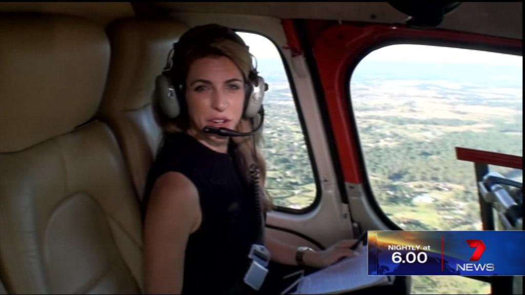 News: Reporter @samanthabrett is in the 7 News helicopter